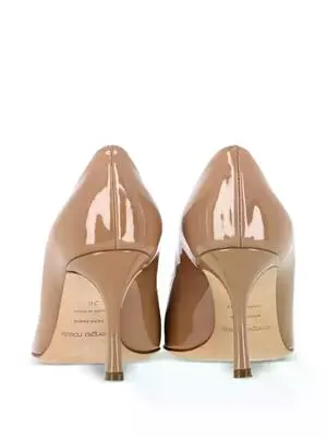 SERGIO ROSSI Pointed Patent Pumps