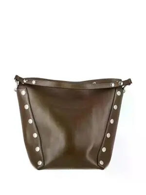 Mulberry Leather Shoulder Bag With Studs