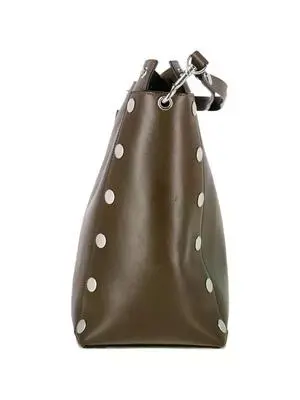 Mulberry Leather Shoulder Bag With Studs