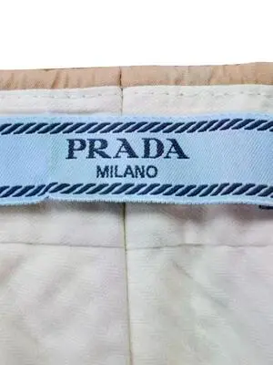 Prada Cotton Zip Trousers