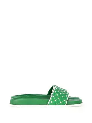 Valentino Garavani Rockstud Quilted Flat Sandals