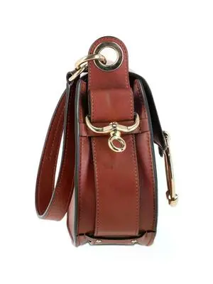 Chloé Small Tess Ring Leather Shoulder Bag