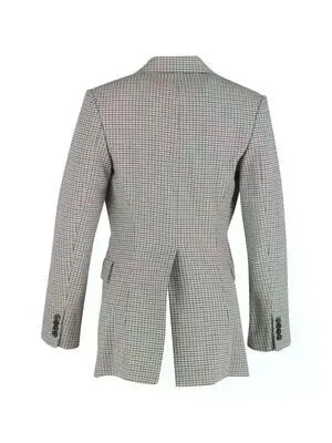 Theory Single-breasted Check Blazer