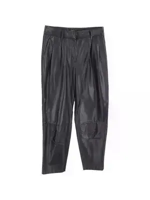 Brunello Cucinelli Leather Trousers