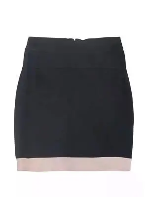 Herve Leger Mini Skirt With Zip Fastening
