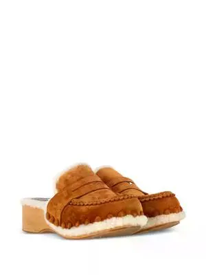 Chloé Joy Shearling-lined Mules