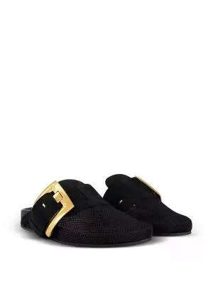 Balmain Anthem Flat Mules