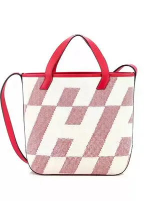 Hermès Cabas H En Biais 27 Tote - Pink