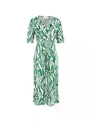 Ba&sh Botanical-print Wrap Dress