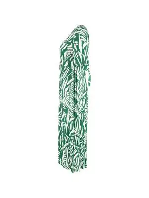 Ba&sh Botanical-print Wrap Dress