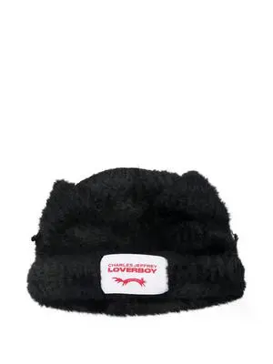 CHARLES JEFFREY Fluffy Beanie - Black