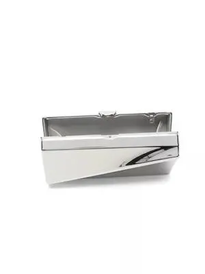 Simkhai Ripple Clutch - Silver