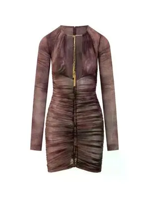 Elisabetta Franchi Chain-neck Mini Dress