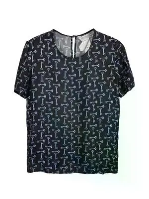 Max Mara Key-print Blouse