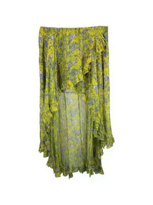 Caroline Constas Ruffled Asymmetric Skirt