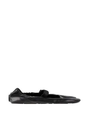 Prada Mary Jane Leather Ballet Flats