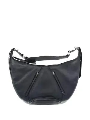 By Far Leather Zip Shoulder Bag