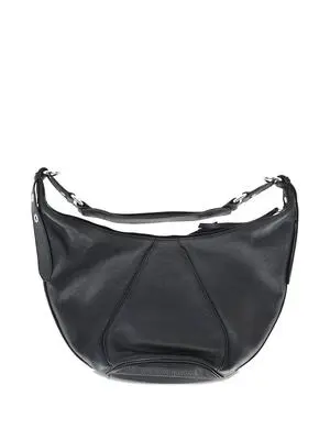 By Far Leather Zip Shoulder Bag