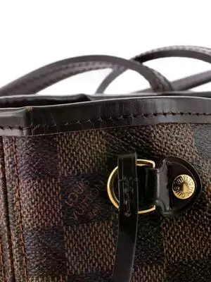 LOUIS VUITTON Neverfull Damier Pm Tote Bag - Brown