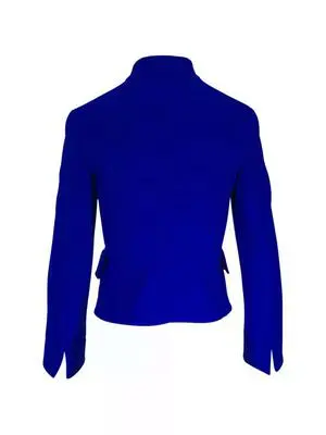 Akris Mandarin-collar Jacket - Blue