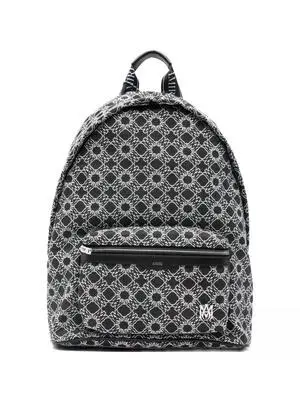 Amiri Patterned Backpack - Black