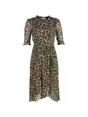 Ba&sh Leopard-print Midi Dress