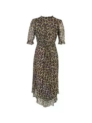 Ba&sh Leopard-print Midi Dress