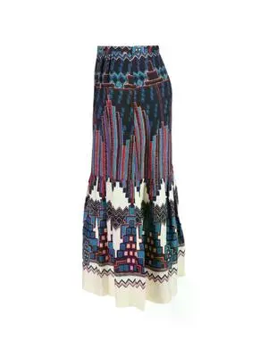 Ba&sh Printed Midi Skirt