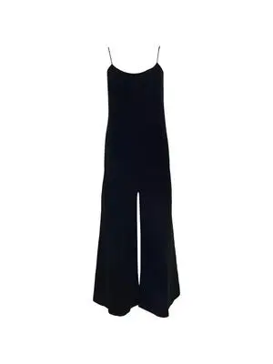 Theory Wide-leg Sleeveless Jumpsuit - Black