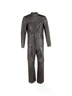 Giorgio Armani Leather Two-piece Suit