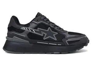 A BATHING APE Cross Sta Sneakers - Black