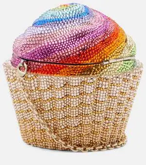 Judith Leiber Rainbow Cupcake Clutch