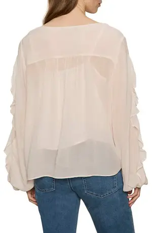 Sanctuary Ruffle Trimmed Blouse