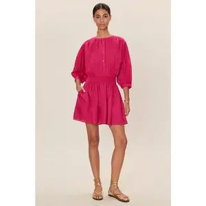 Rebecca Taylor Lilou Mini Dress - Fuchsia
