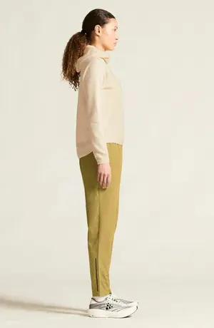 CRAFT Grid-textured Hoodie With Raglan Sleeves - Tofu
