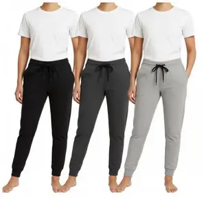 BENBEN 3-pack Ultra Soft Fleece Joggers - Black/charcoal/grey