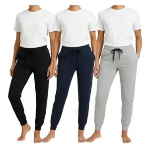 BENBEN 3-pack Ultra Soft Fleece Joggers - Black/charcoal/navy