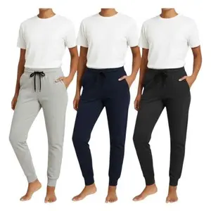 BENBEN 3-pack Ultra Soft Fleece Joggers - Grey/navy/charcoal