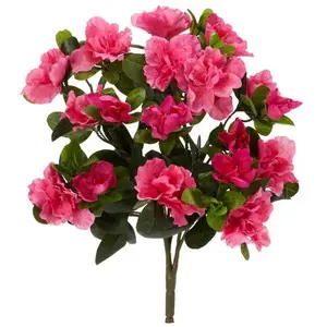 NEARLY NATURAL 13-in Azalea Artificial Plant - Pink