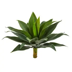 NEARLY NATURAL 19-in Large Agave Artificial Plant - Green
