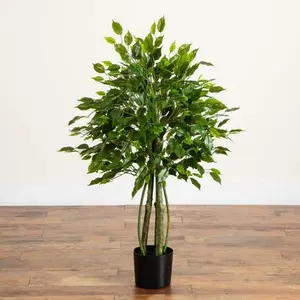NEARLY NATURAL 3.5-ft Uv Resistant Artificial Ficus Tree