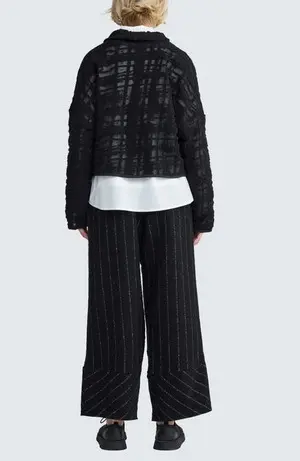 LUUKAA Striped Felt Pants