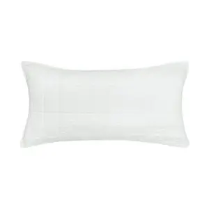 ELISABETH YORK Odine Dove Pillow Sham - White
