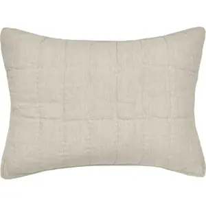 ELISABETH YORK Odine Natural Pillow Sham - Beige