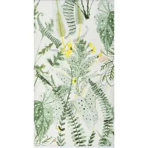 C&F HOME Parson Abstract Botanical Watercolor 100% Cotton Printed Dishtowel - Green