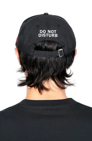 PLEASURES Disturb Baseball Cap - Black