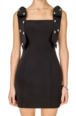 Endless Rose Rhinestone Strap Mini Sheath Dress
