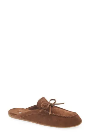 Miu Miu Boat Shoe Mule - Brown