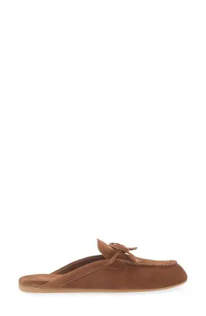 Miu Miu Boat Shoe Mule - Brown