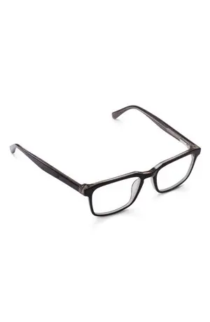 Eyebobs Seymour 52mm Rectangular Reading Glasses - Black With Silver